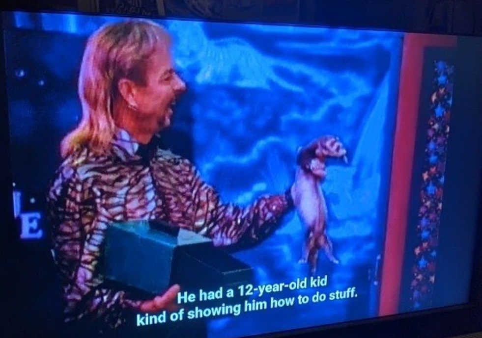 PHOTO He Had A 12 Year Old Kid Kind Of Showing Him How To Do Stuff Joe ...